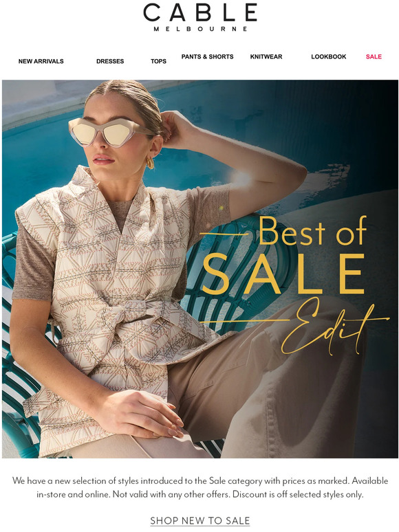 Cable Melbourne: The best selection of Spring styles now on Sale | Milled