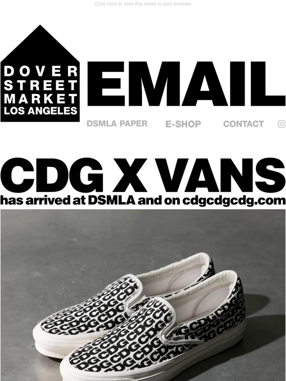 Dover Street Market: CDG x Vans has arrived at Dover Street Market Los ...