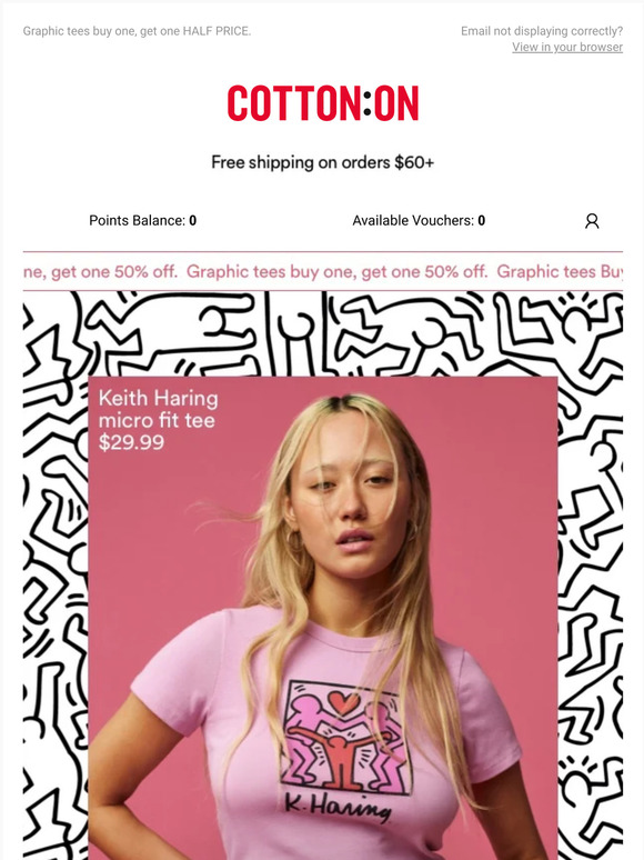 Cotton On: Cotton On X Keith Haring is back! 😍🌈 | Milled