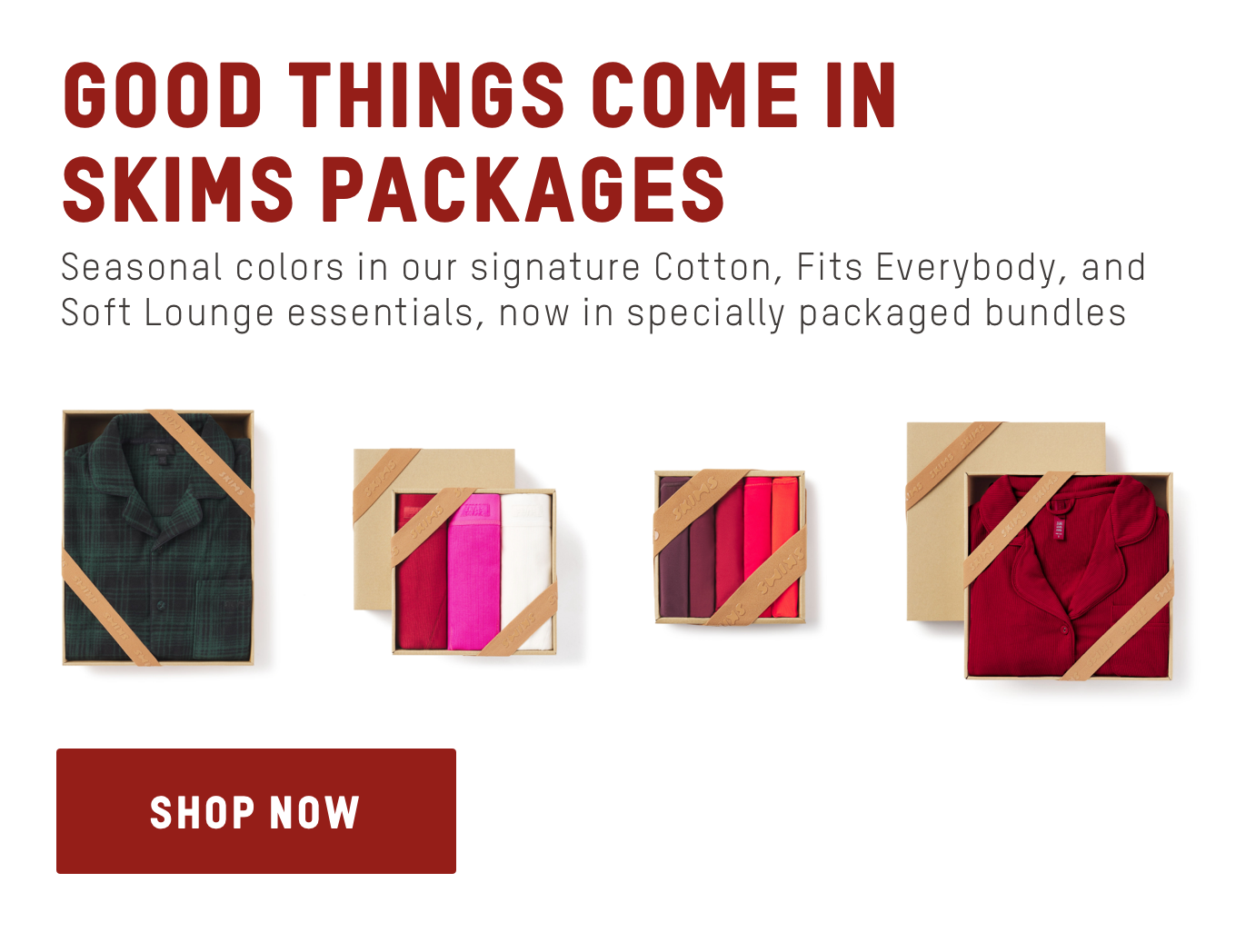 SKIMS: The SKIMS Holiday Shop is Open! | Milled