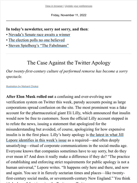 The New Yorker: The Case Against the Twitter Apology | Milled