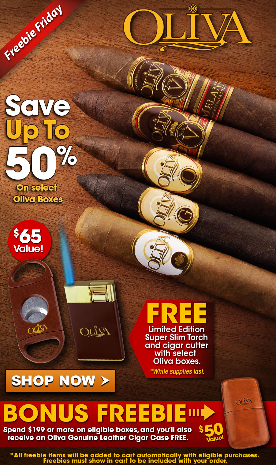 Cigar Place: It's FREE STUFF Friday! Up to 50% Off Oliva + FREE Super ...