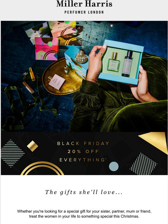 Miller Harris: The gifts she'll love... | Milled