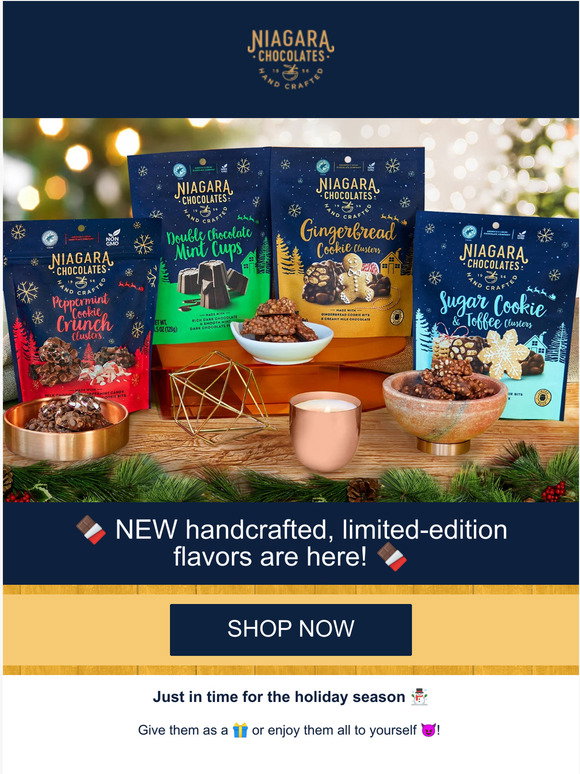 Sweetworks Confections: 🍫 ☃️ NEW LIMITED-EDITION Holiday Flavors are ...