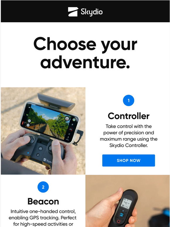 Skydio: The 3 Ways To Fly Your Drone | Milled
