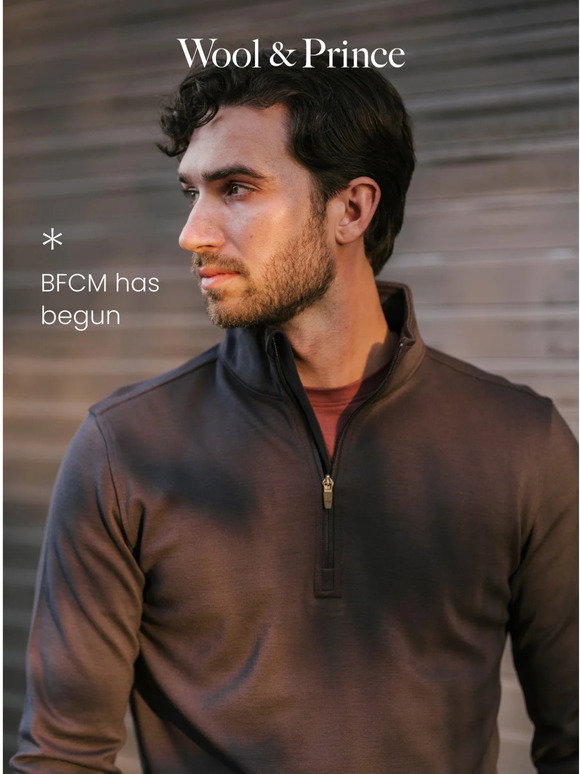 Wool&Prince: Our BFCM promotion starts today | Milled