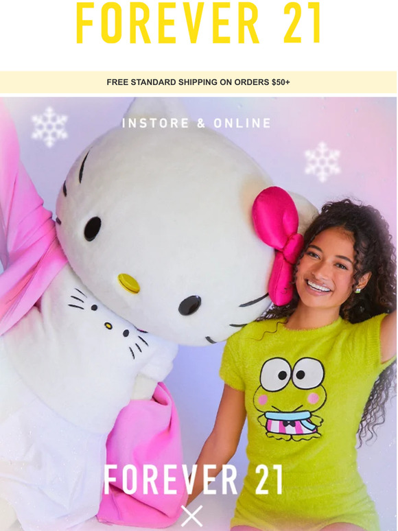 Forever 21: Hello Kitty & Friends are Back 🎀🖤 | Milled