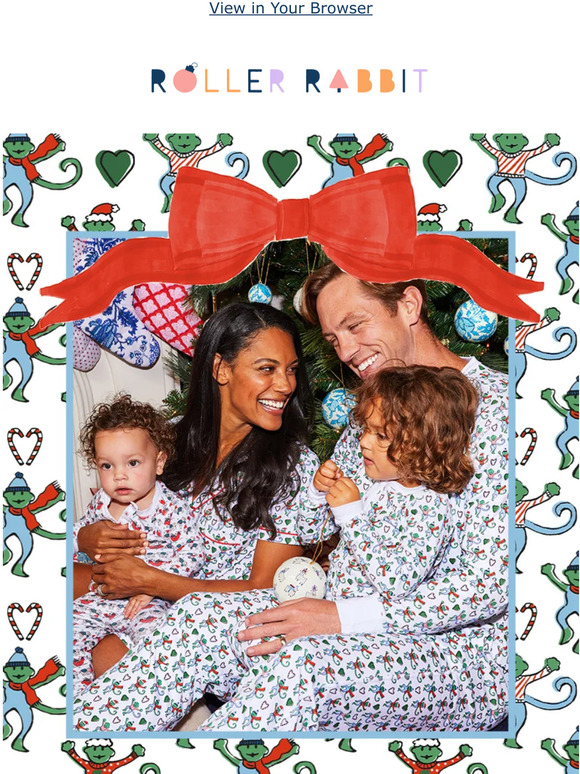 Roller Rabbit: Just Launched: Merry Monkey PJs | Milled