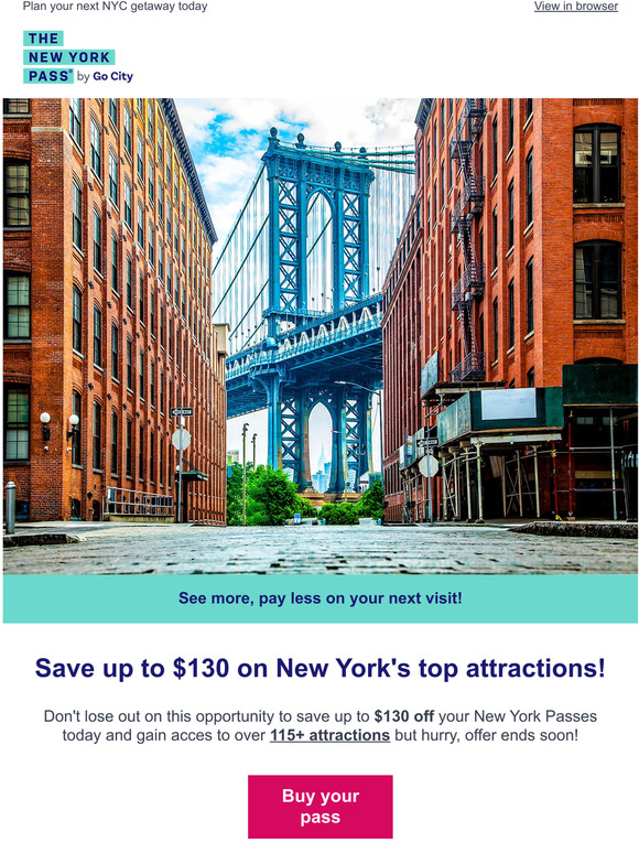 The New York Pass: This week - save up to $130 on The New York Pass ...