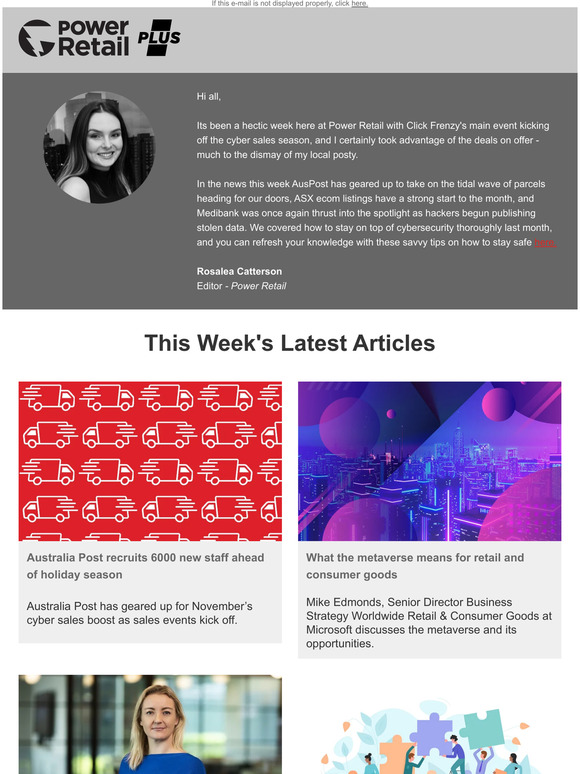 Power Retail: AusPost Gears Up for Holiday Season | The Metaverse and ...