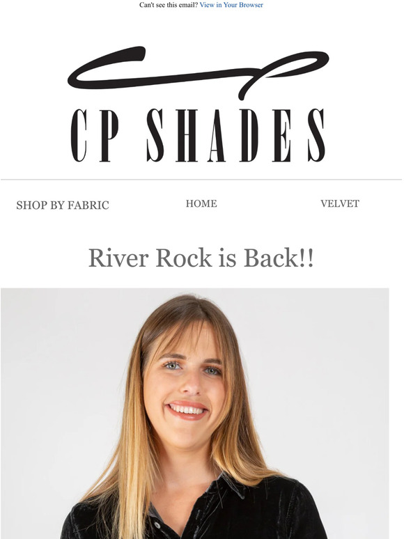 Cp Shades : Introducing: River Rock | Milled
