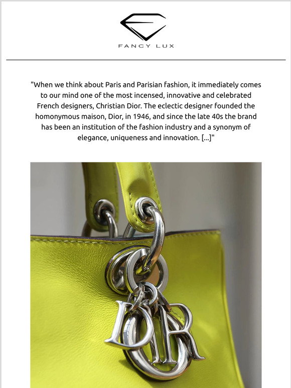 Fancy Lux: Second hand luxury that helps the environment: Dior | Milled
