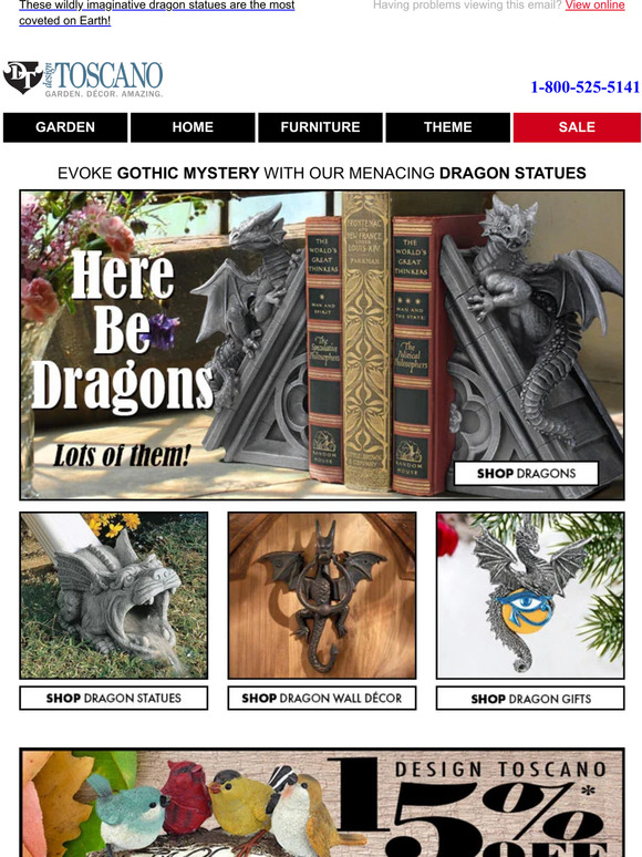 Design Toscano: ⚔️ SLAY your own Medieval Dragon! ⚔️ Toscano Dragon ...