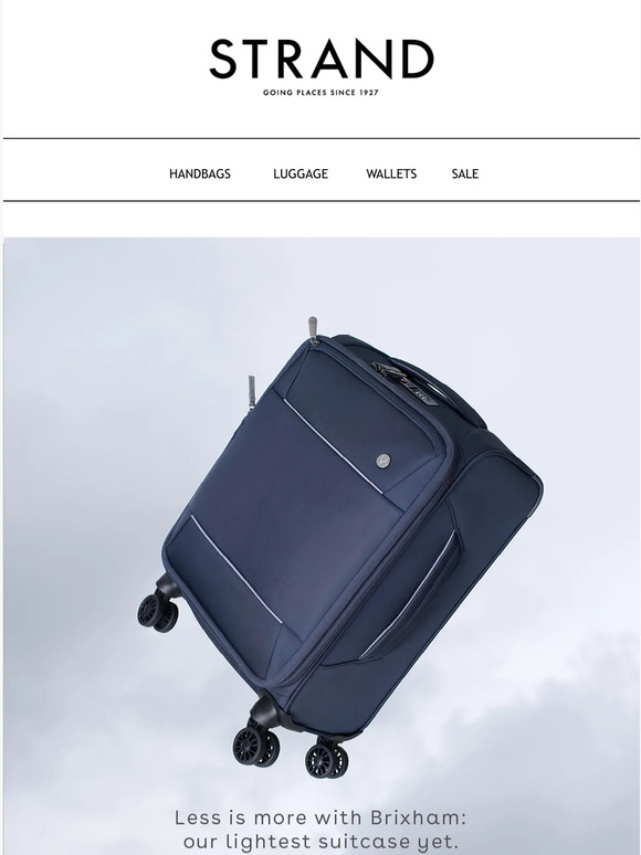 Strandbags: Antler Brixham, our lightest suitcase yet | Milled