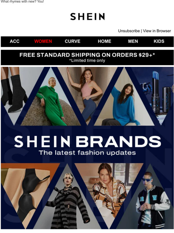 SHEIN: SHEIN Brands| New Arrivals to Awe & Inspire | Milled