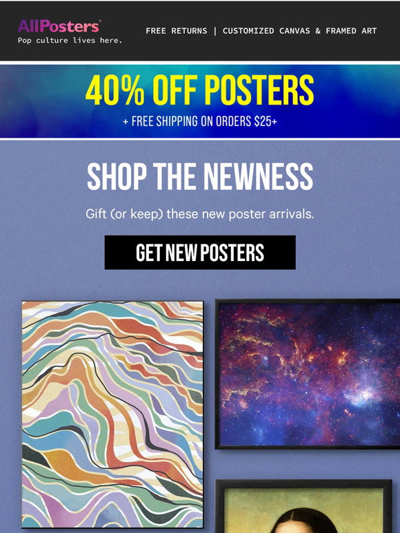 AllPosters: Just landed: new posters. | Milled