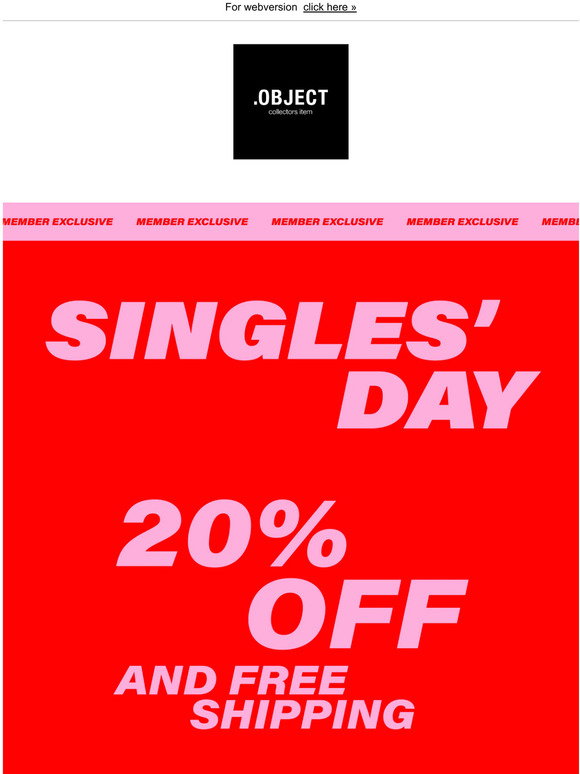 Object Collectors Item: MEMBER EXCLUSIVE | 20% off + free shipping ...