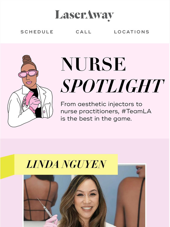 LaserAway: Have you high-fived a LaserAway nurse today? | Milled