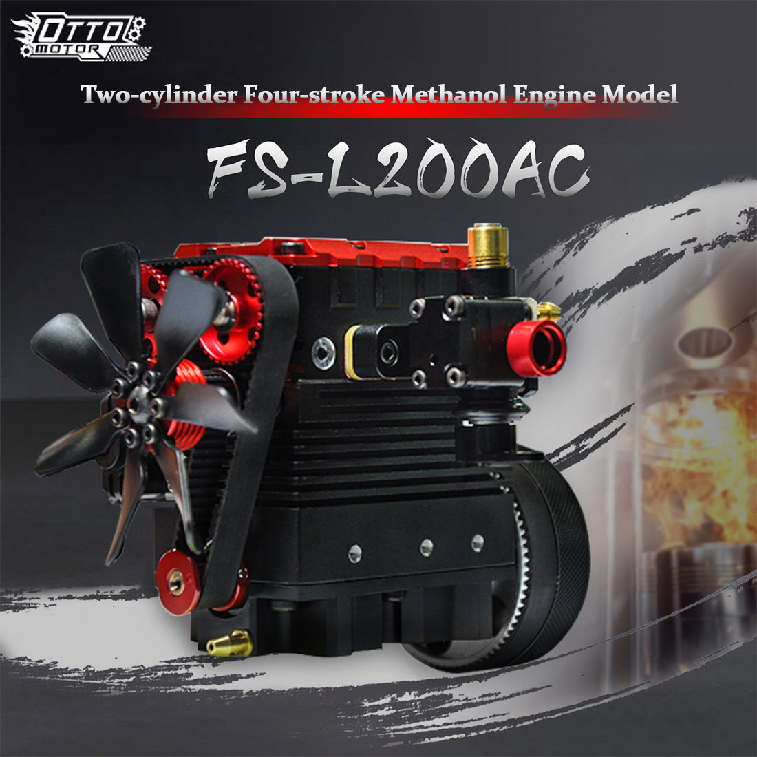 Enginediy: Run OTTO Motor & TOYAN FS-L200AC Engine and Assembly Video ...