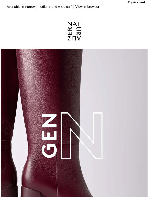 Naturalizer: The next generation in comfort // Shop Gen N boots | Milled