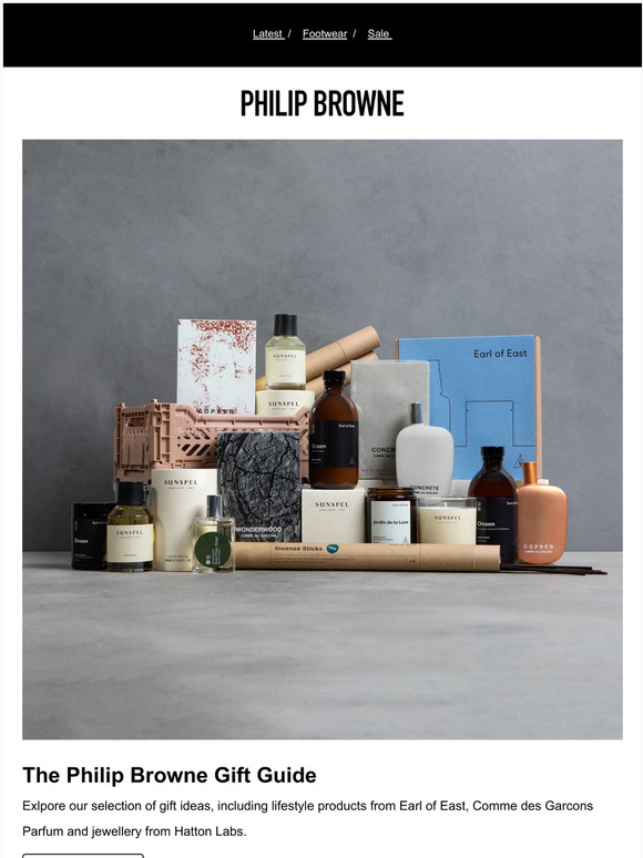 Philip Browne: Gift ideas at Philip Browne | Milled