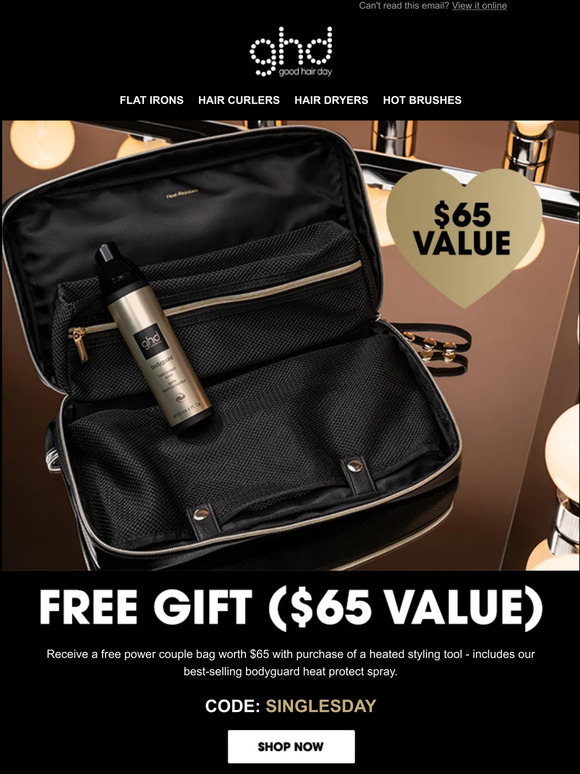 ghd: Last Day For Your Free Gift | Milled