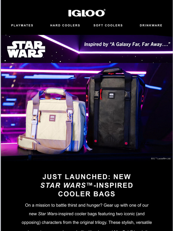 Igloo-Store.com: New Star Wars™-inspired coolers just launched.🌌 | Milled