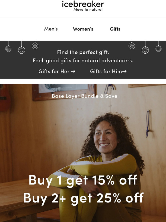 Icebreaker: Get your bases covered with up to 25% off | Milled