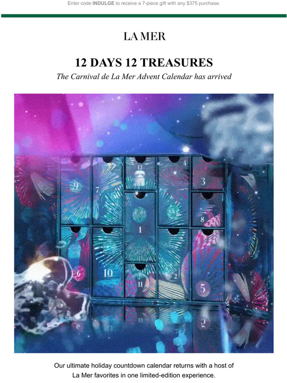 La Mer: 12 Treasures: The Carnival de La Mer Advent Calendar | Milled