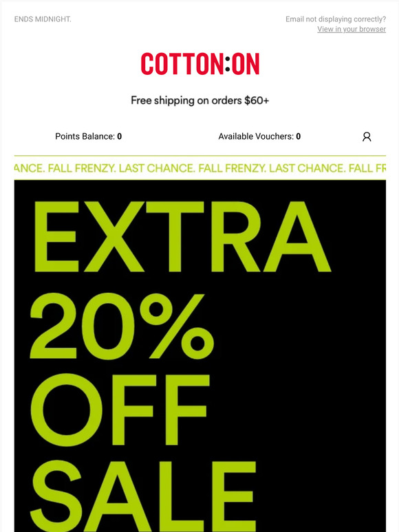 Cotton On: —, extra 20% off sale code inside 😈 | Milled