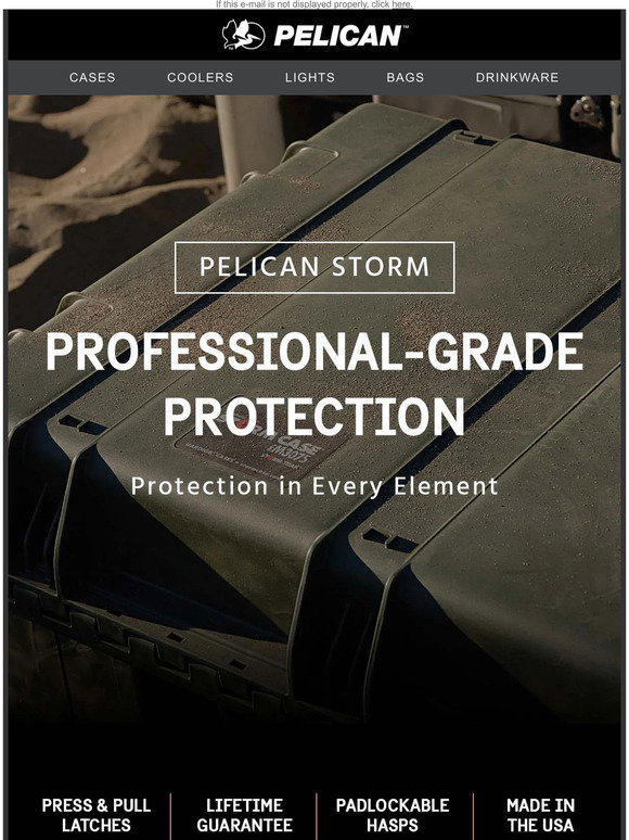 Pelican Products: Pelican Storm: Protection in Every Element | Milled