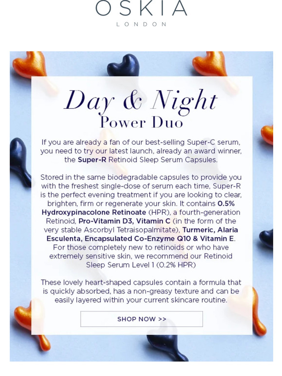 OSKIA: Love Super-C? Discover our new Super-R capsules. | Milled