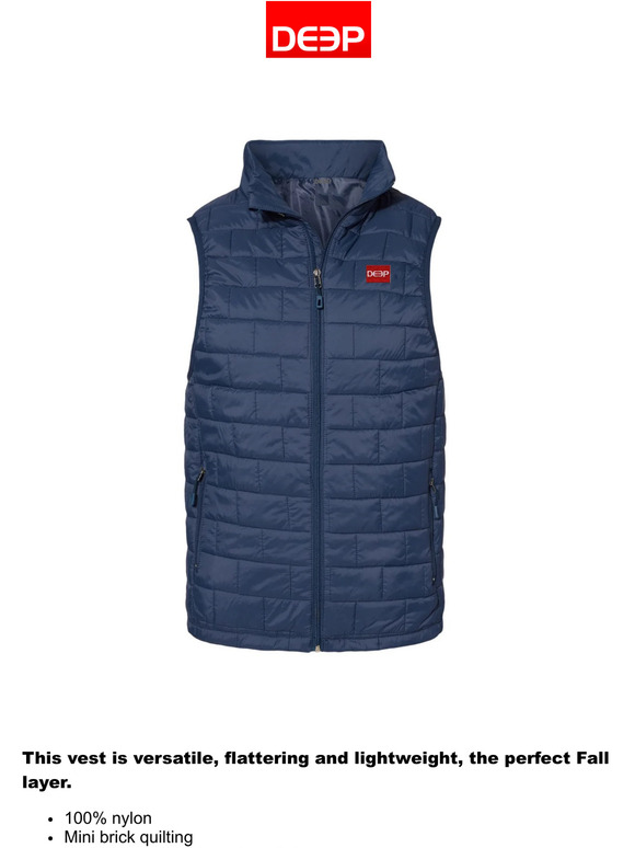 Deep Apparel: NEW! The DEEP Rudder Vest 2.0 | Milled