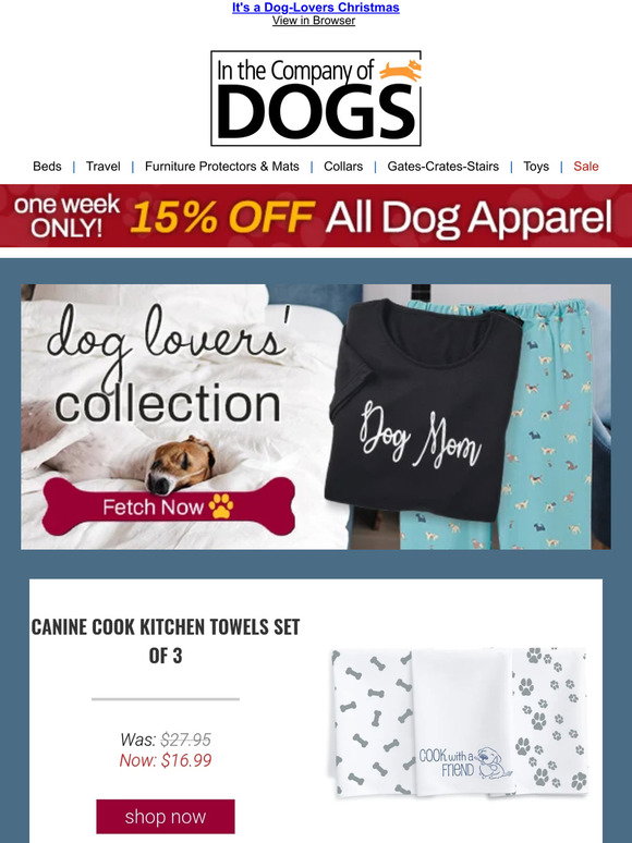 In The Company of Dogs: We Love Dogs ~ So Do You ~ Find the Best Gifts ...