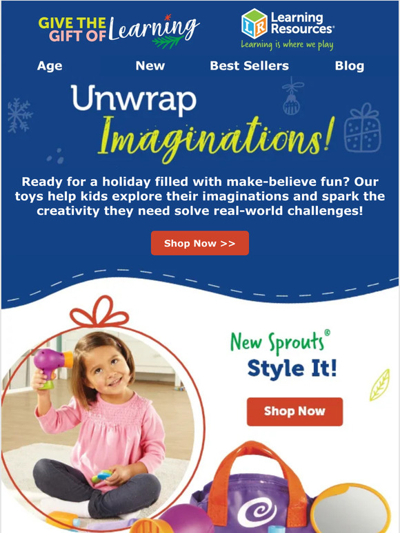 Learning Resources: Unwrap New Imaginative Skills! | Milled