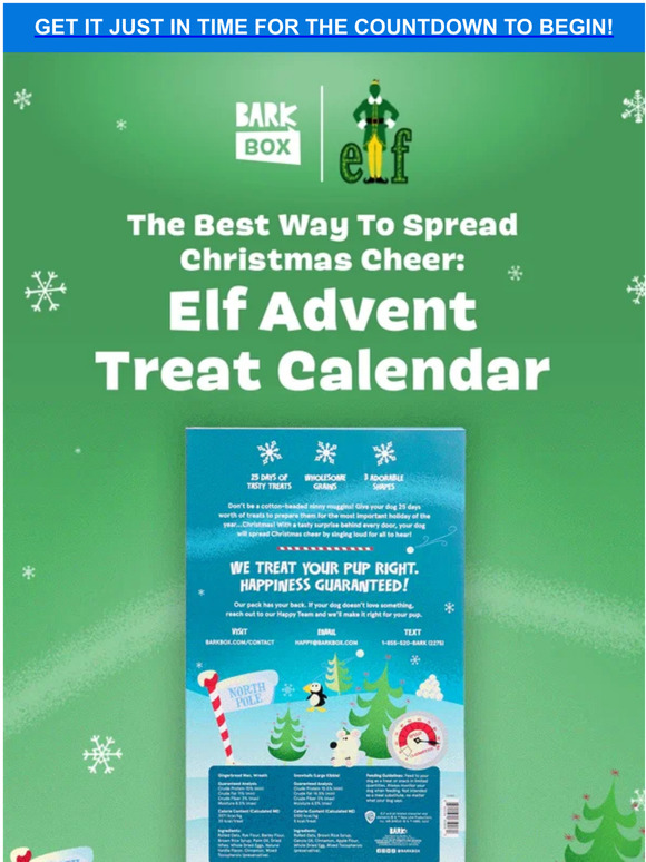 Super Chewer BarkBox: 🤯 SON of a NUTcracker! It's a FREE Elf™ Advent ...