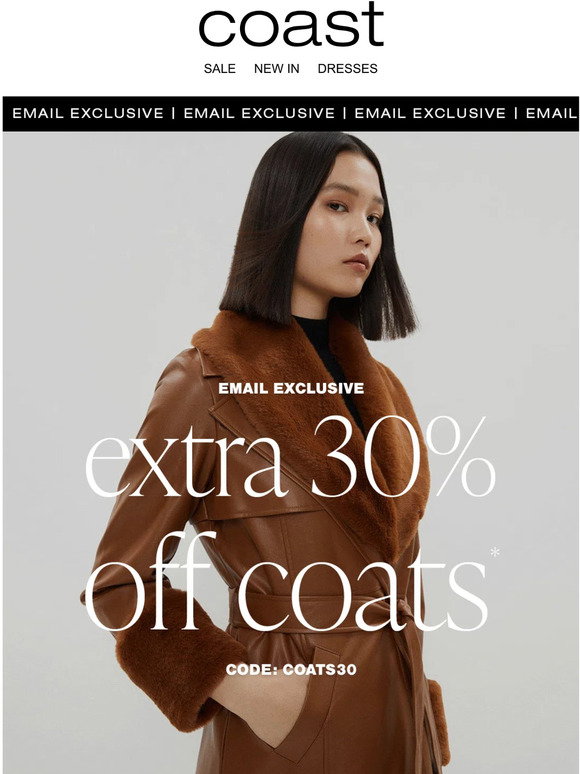 Coast: The Winter Coat Edit | Take an extra 30% Off Coats | Milled