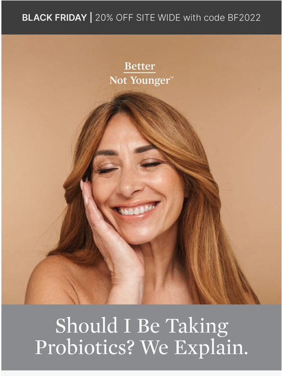 Better Not Younger: Yes! Your Gut Health Is Important: Probiotics ...