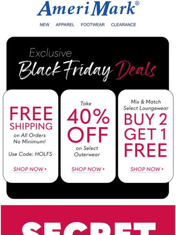 AmeriMark: It's Not a Secret Anymore - and it ends at MIDNIGHT! | Milled