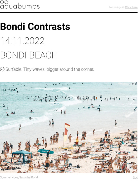 Aquabumps: : : BONDI CONTRASTS | Milled