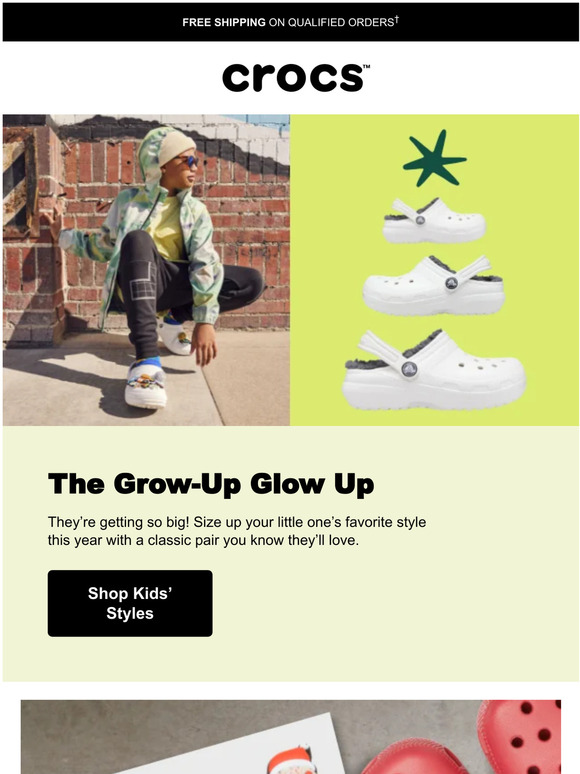 Crocs: New shoes for growing kids. We’ve got ‘em! | Milled