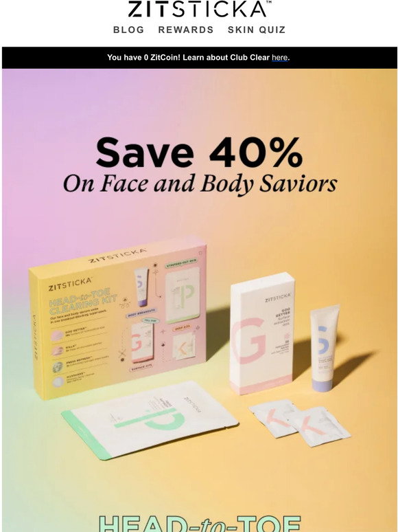 ZitSticka: Unwrap our Head-to-Toe Gift Set! 🎁 | Milled