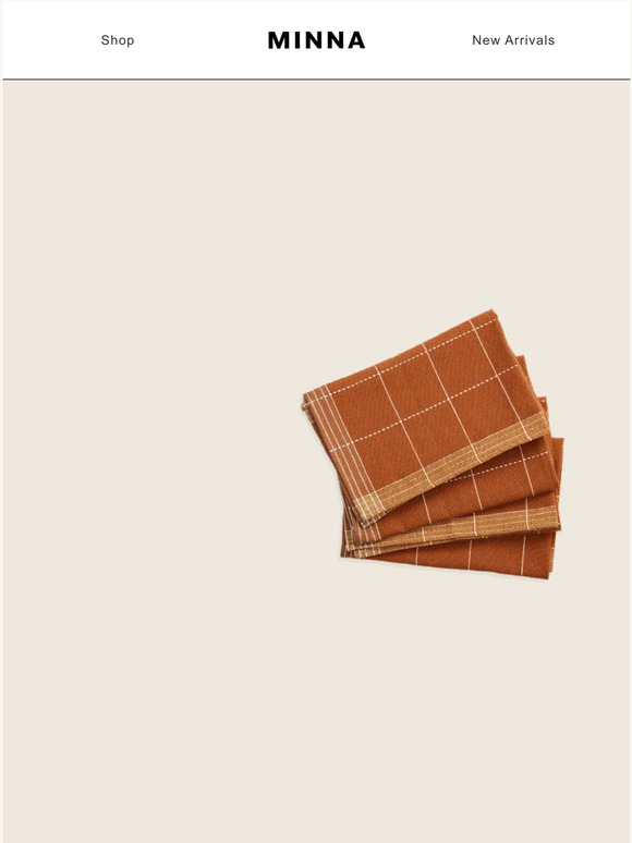 MINNA: 🔙 in stock Meridian Napkins (+ a new colorway!) | Milled