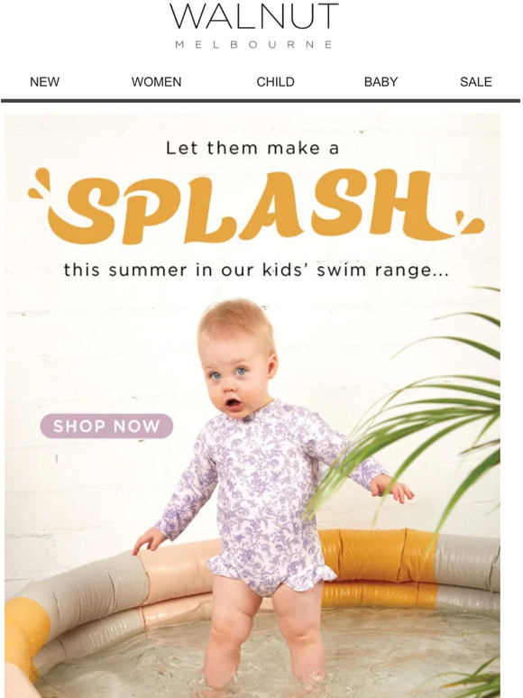 Walnut Melbourne: Splish Splash Splosh! Baby Swim is HERE! | Milled