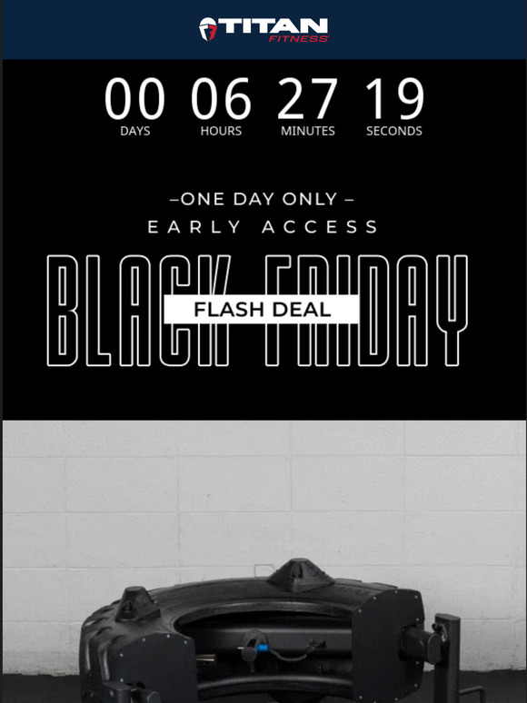 Titan.Fitness: Final Hours 🚨 $400 OFF Indoor Tire Flipping Machine | Milled