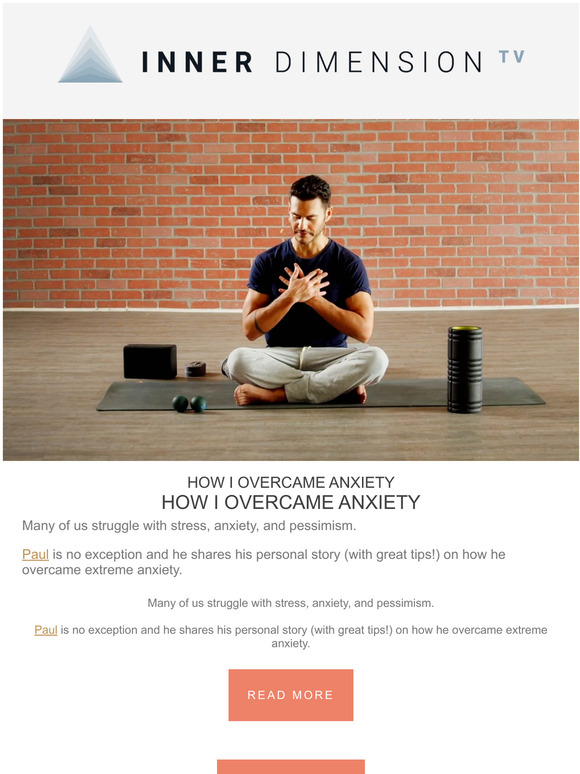 Inner Dimension TV: How I Overcame Anxiety | Milled