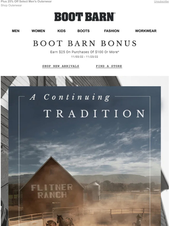 BootBarn.com: Gear Fit For The Ranch | Milled