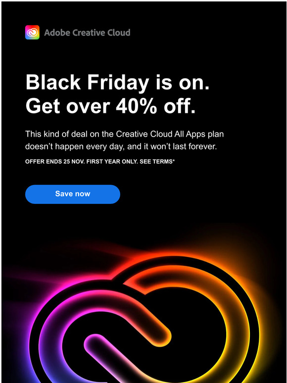 Adobe: Save over 40% on Creative Cloud now | Milled