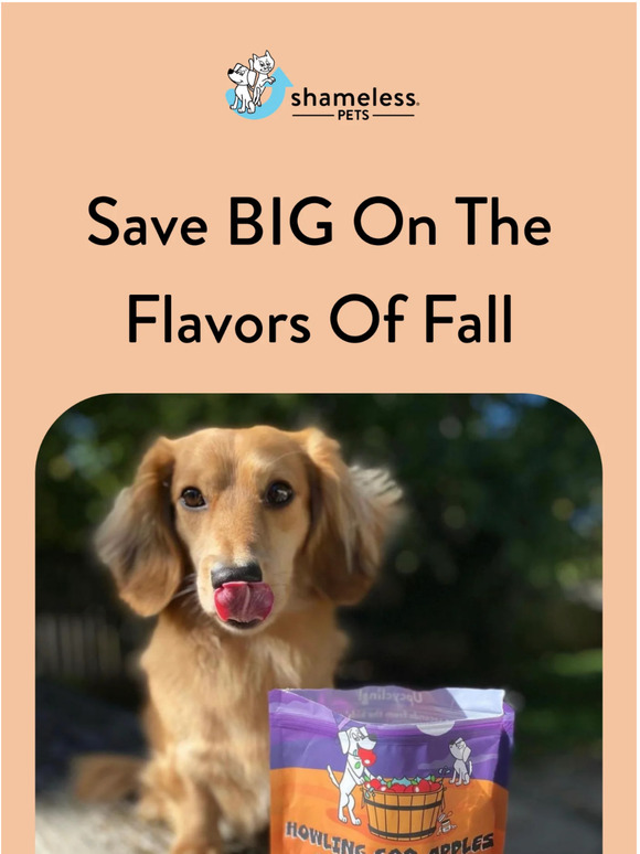 Shameless Pets: These Fall Flavors Are Pawesome | Milled