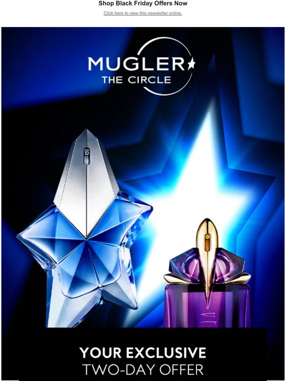 Mugler: Your Exclusive Early Access And A Gift | Milled